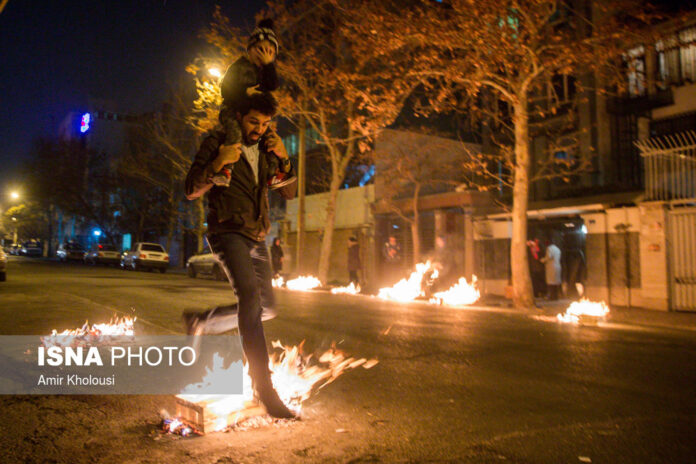 Iranian People Celebrate Persian Fire Festival - IFP News