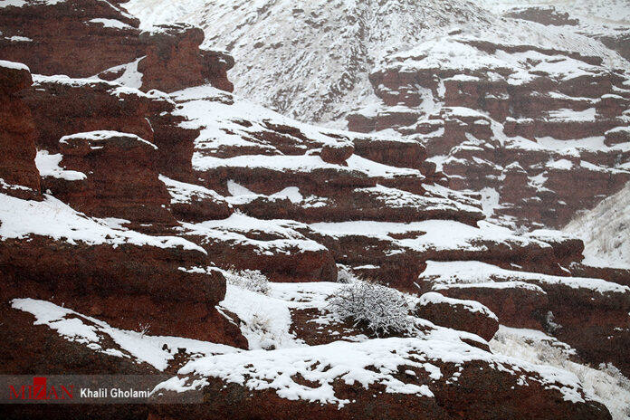 Iranian City Of Khalkhal Blanketed In Snow