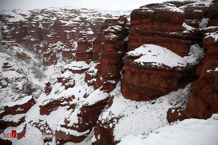 Iranian City Of Khalkhal Blanketed In Snow