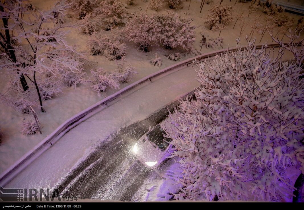 Photos Of Tehran Blanketed In Heavy Snow