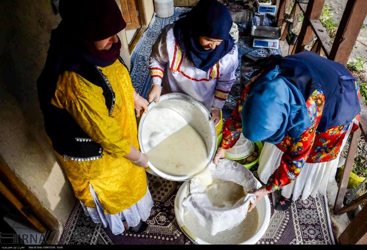 Cooking Samanu, Ancient Tradition In Northern Iran