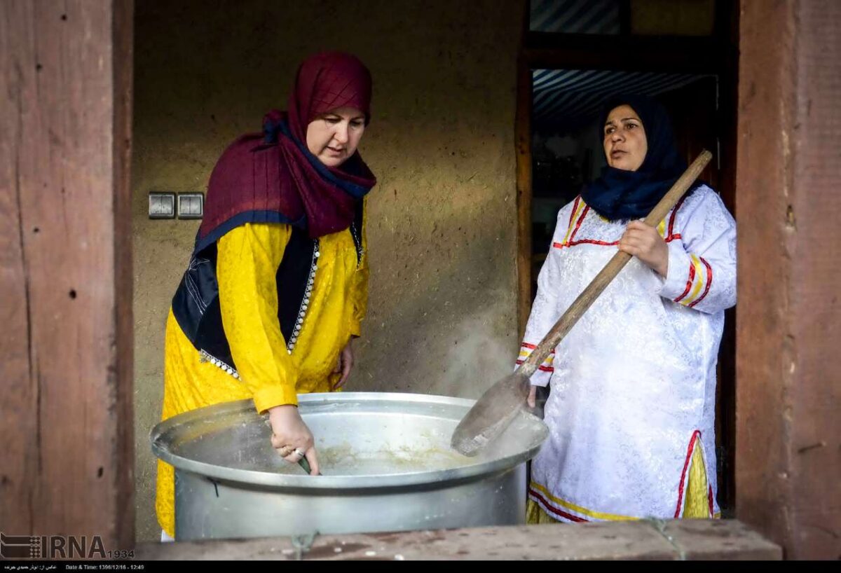 Cooking Samanu, Ancient Tradition In Northern Iran