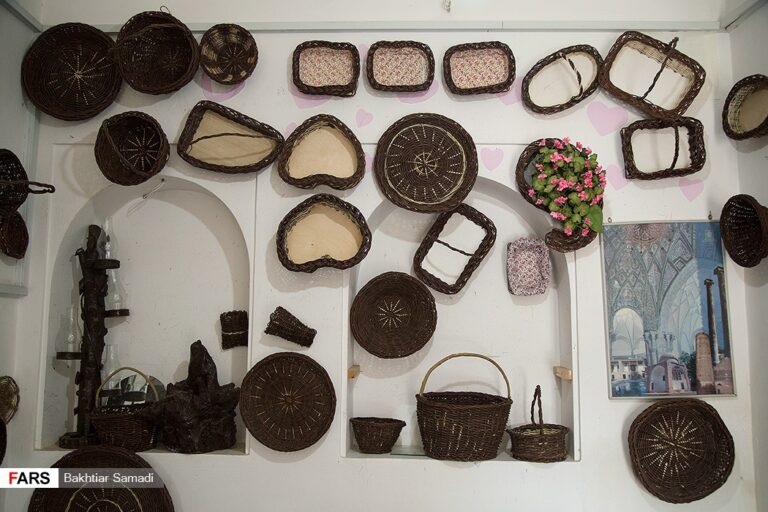 Iranian Woman Making A Living By Weaving Baskets - Iran Front Page