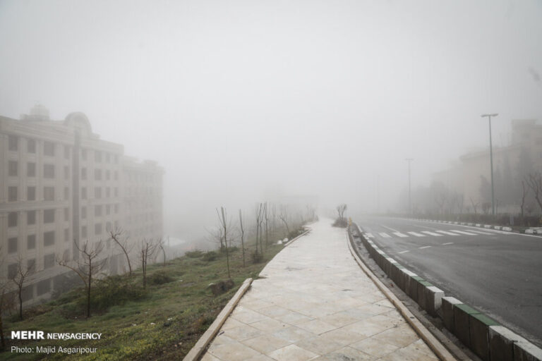 Iran’s Beauties In Photos: Tehran In Fog - Iran Front Page