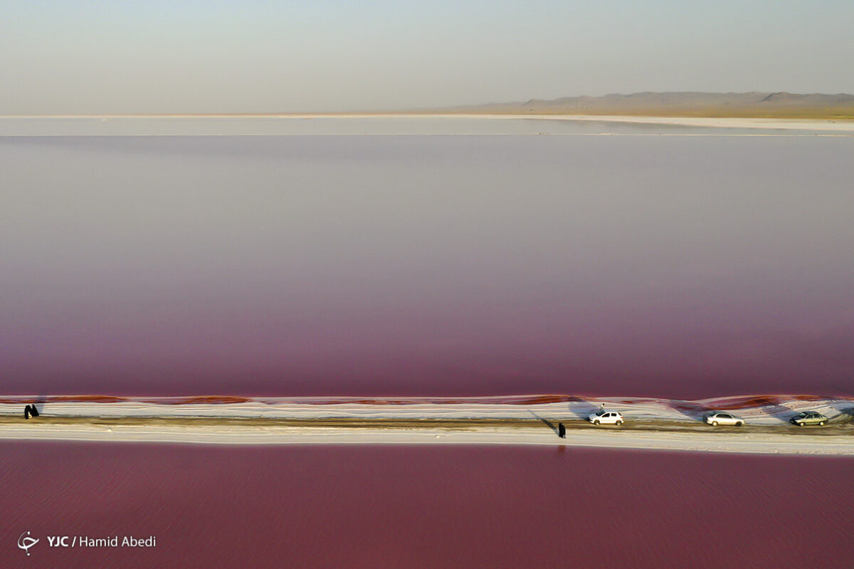 Iran In Photos: Water In Howz Soltan Lake Turns Red - Iran Front Page