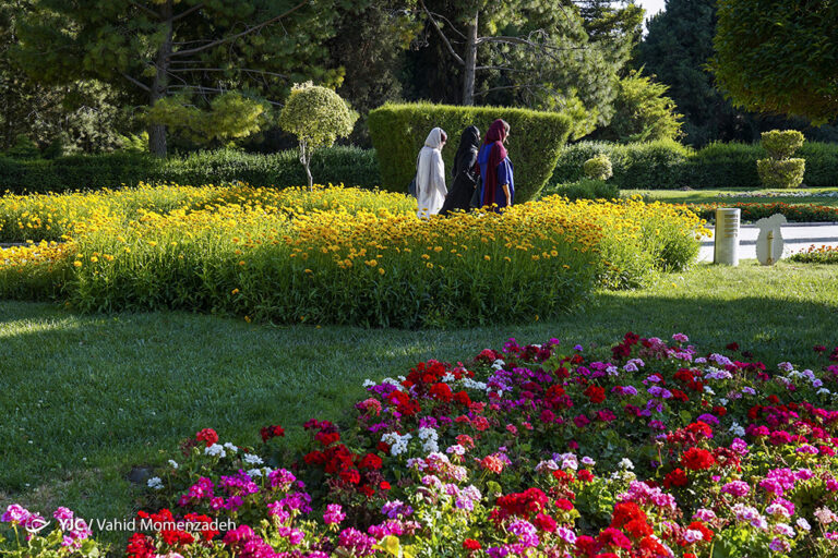 Iran's Beauties In Photos: Flower Garden Of Isfahan - Iran Front Page