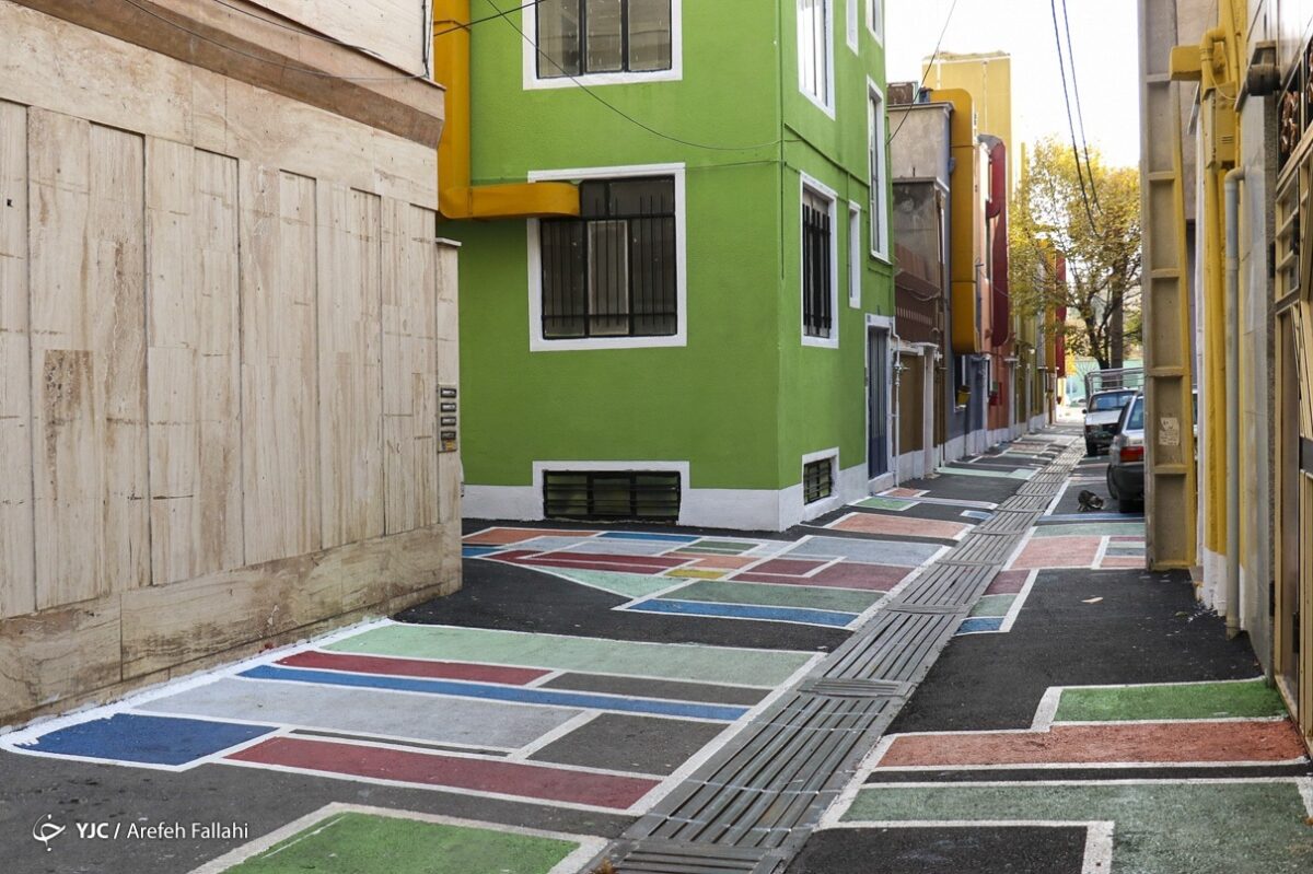 Tehran's Old Alleys Get New 'Colourful' Life - Iran Front Page