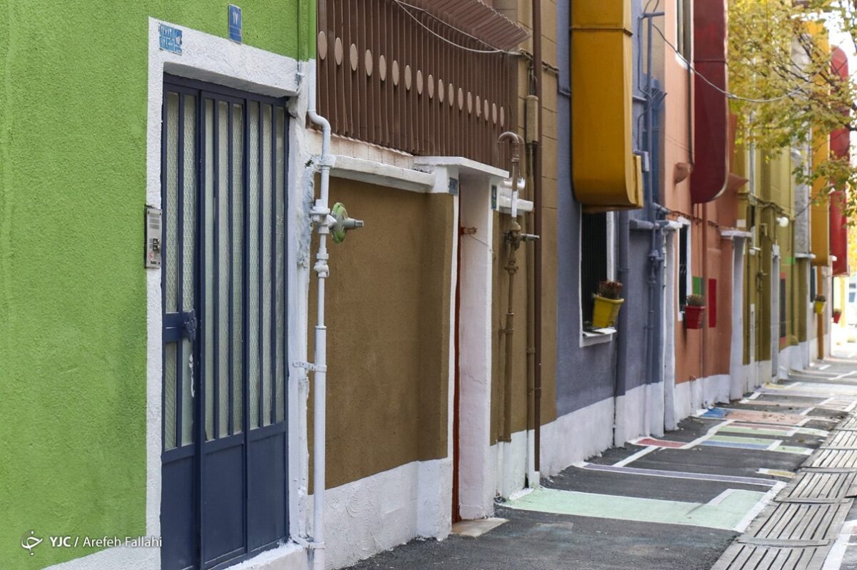 Tehran's Old Alleys Get New 'Colourful' Life - Iran Front Page