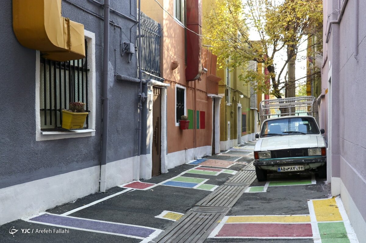 Tehran's Old Alleys Get New 'Colourful' Life - Iran Front Page