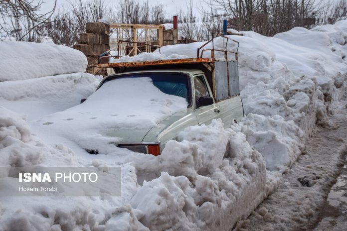 Height Of Snow Surpasses 2 Meters In Western Iranian County - Iran ...